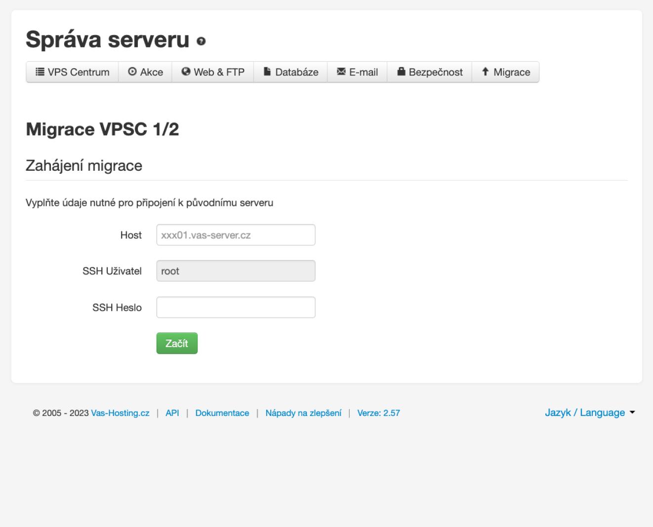 VPS Configurator ️ Free 7 day trial | Váš-Hosting